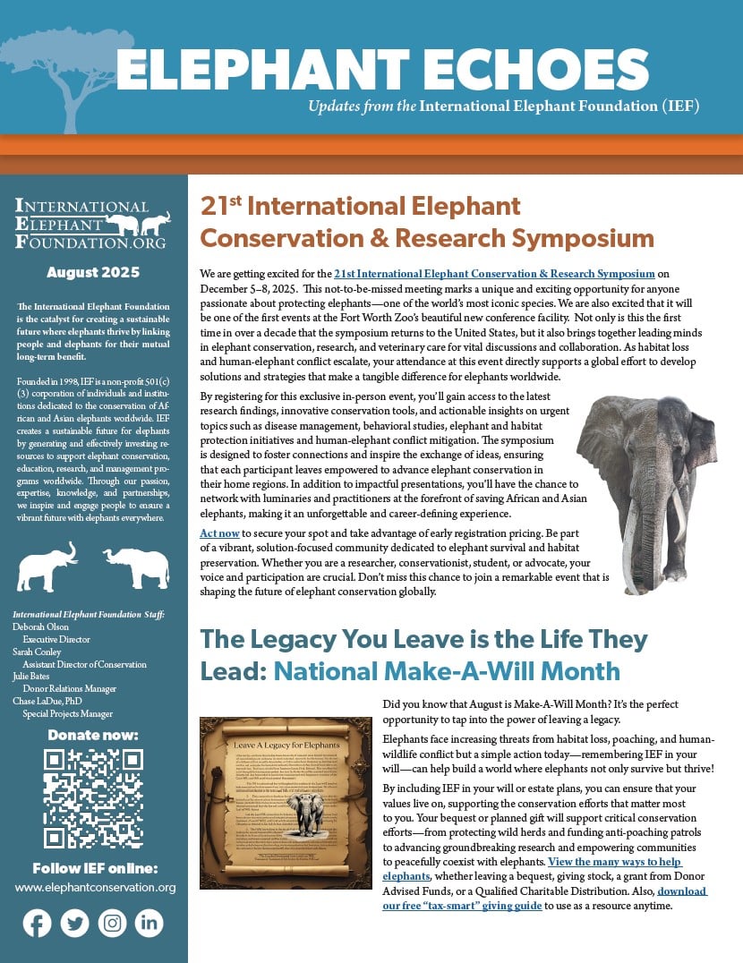 Elephant Echoes – International Elephant Foundation